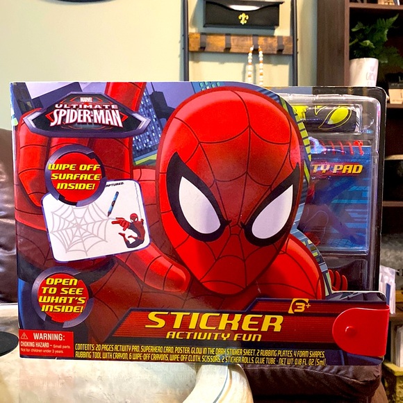 Toys | Ultimate Spiderman Sticker Activity Fun Set | Poshmark